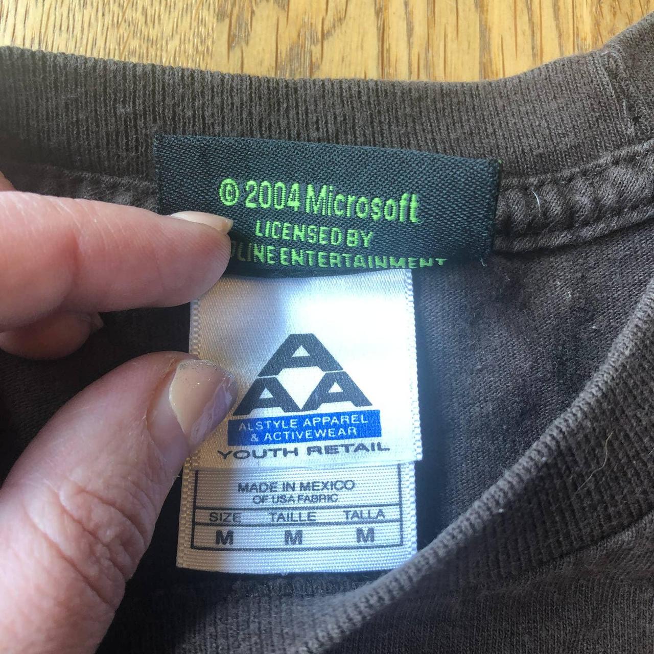 Vintage XBOX Halo 2 Shirt. Brown t-shirt with Master... - Depop