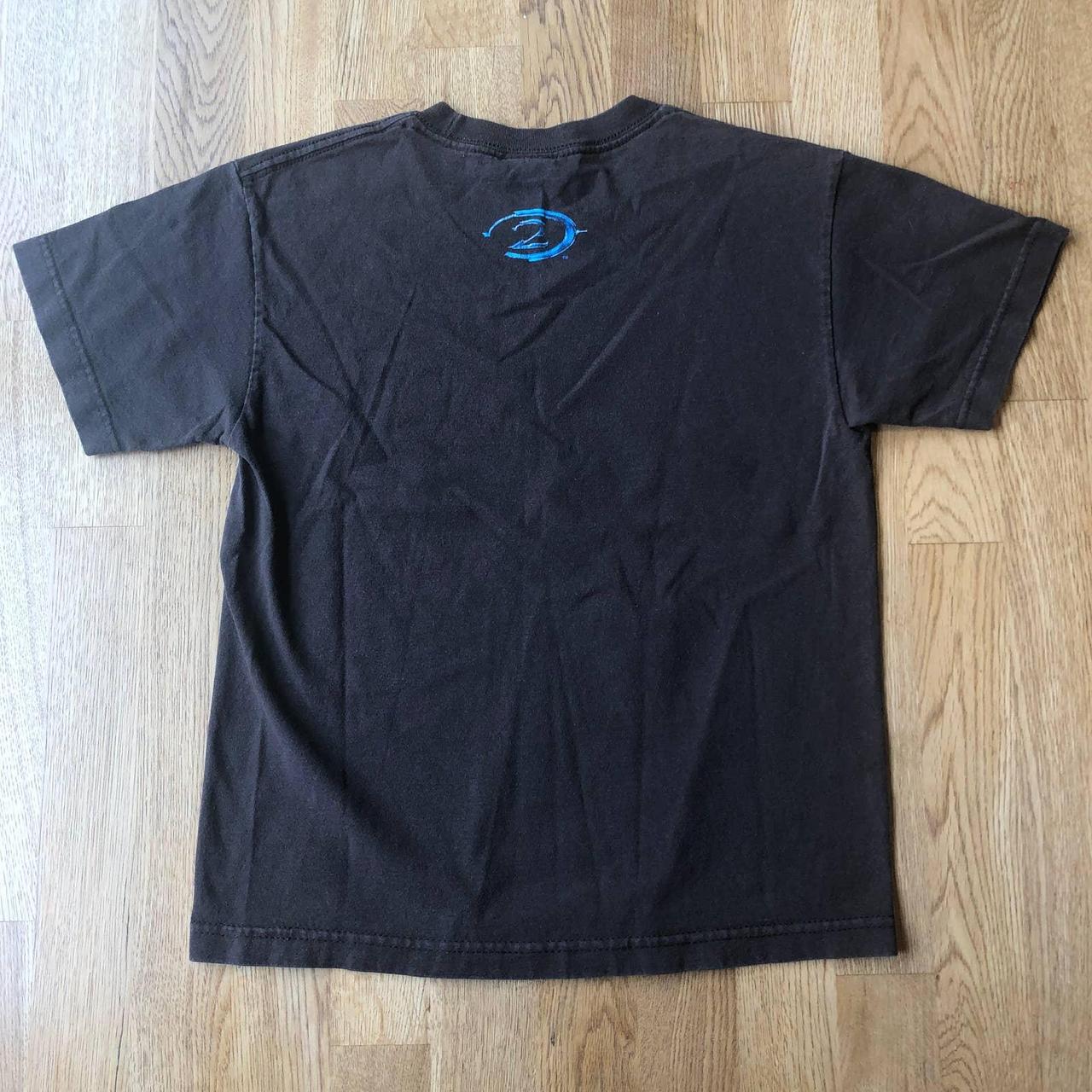 Vintage XBOX Halo 2 Shirt. Brown t-shirt with Master... - Depop