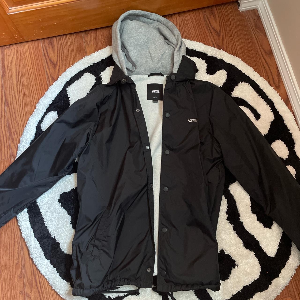 Vans rain coat (small) is very comfortable and warm,... - Depop