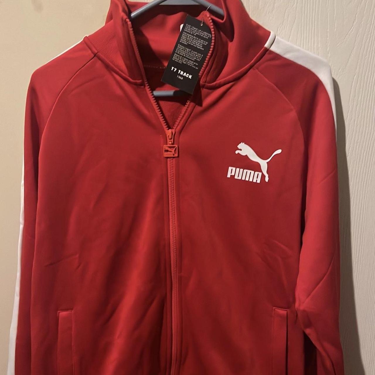 Brand new with the tags puma track jacket msrp 70... - Depop
