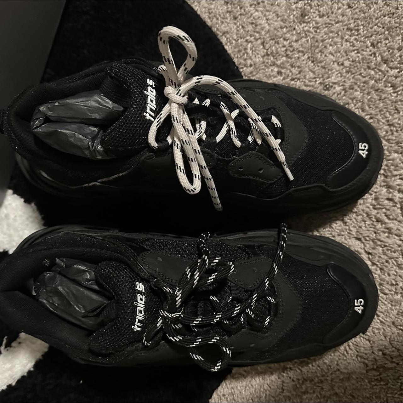 All black balenciaga triple s Comes with dust bag,... - Depop