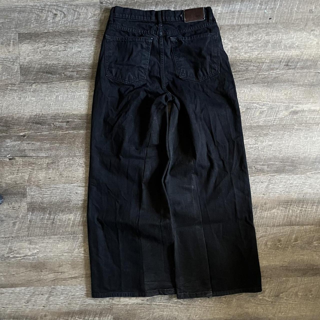 Tuff custom 1 of 1 baggy jnco type jeans 31x31 Fit... - Depop