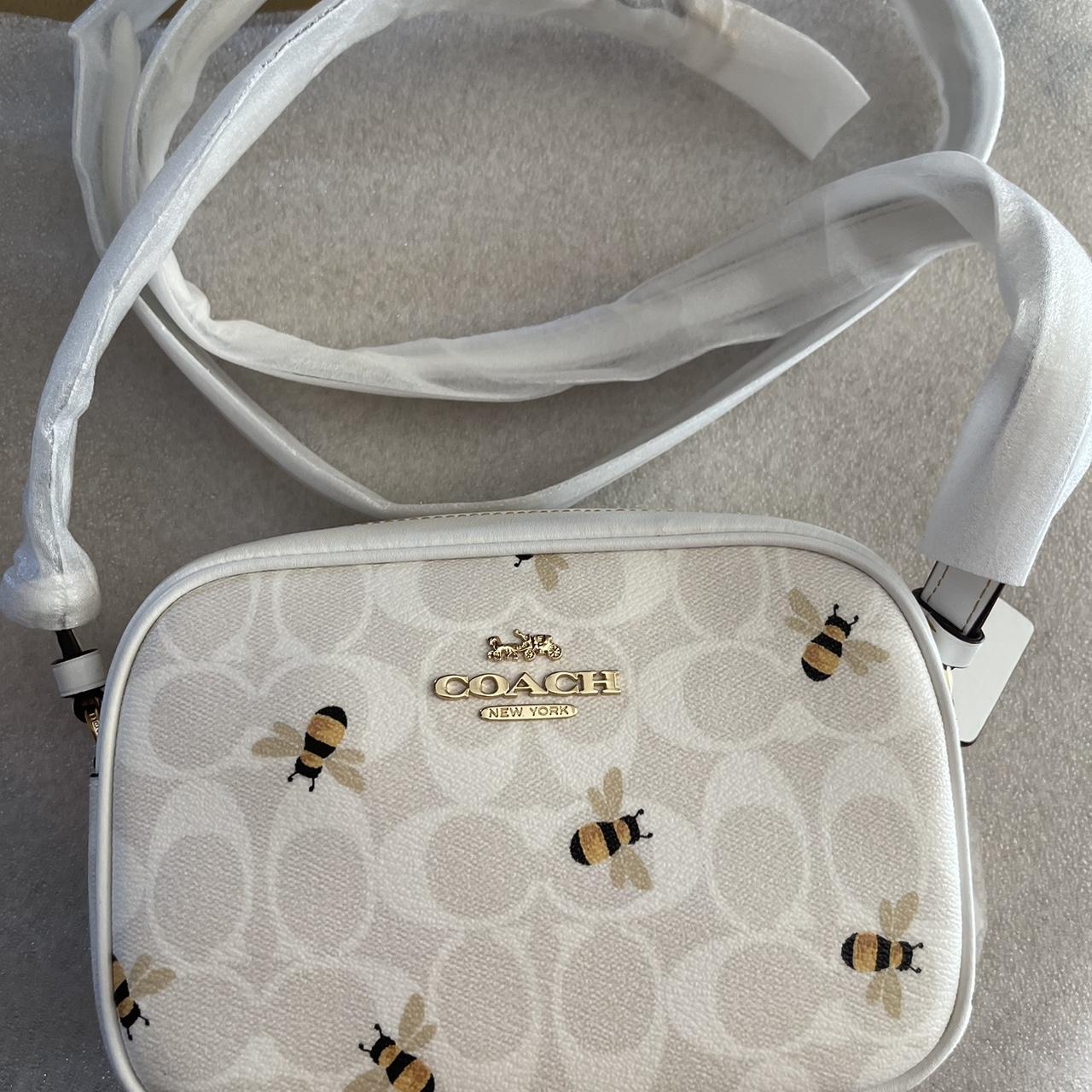 Coach crossbody bag with bee print New with tag 100... - Depop