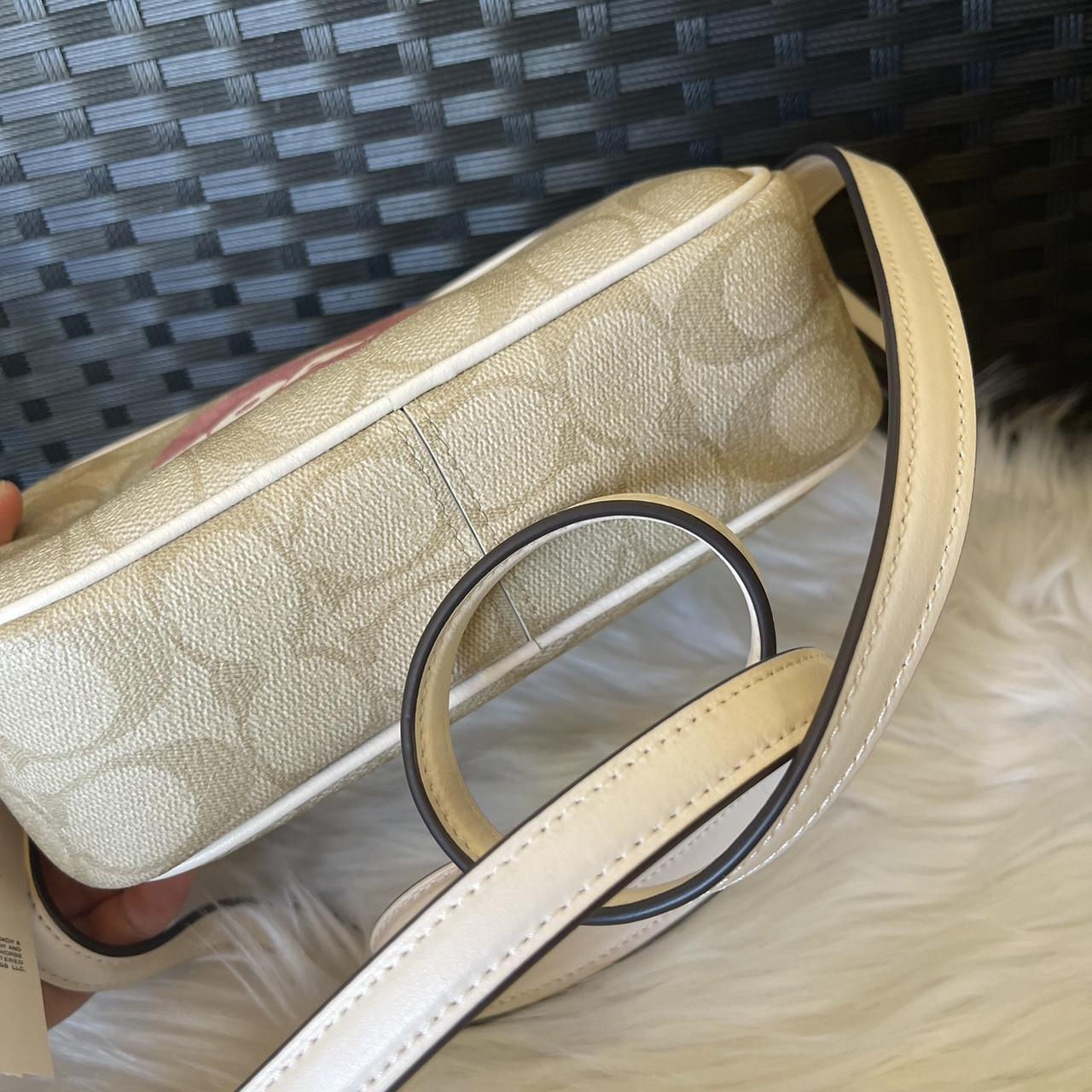 NWT COACH Mini Jamie Camera Bag Signature & Leather... | Depop