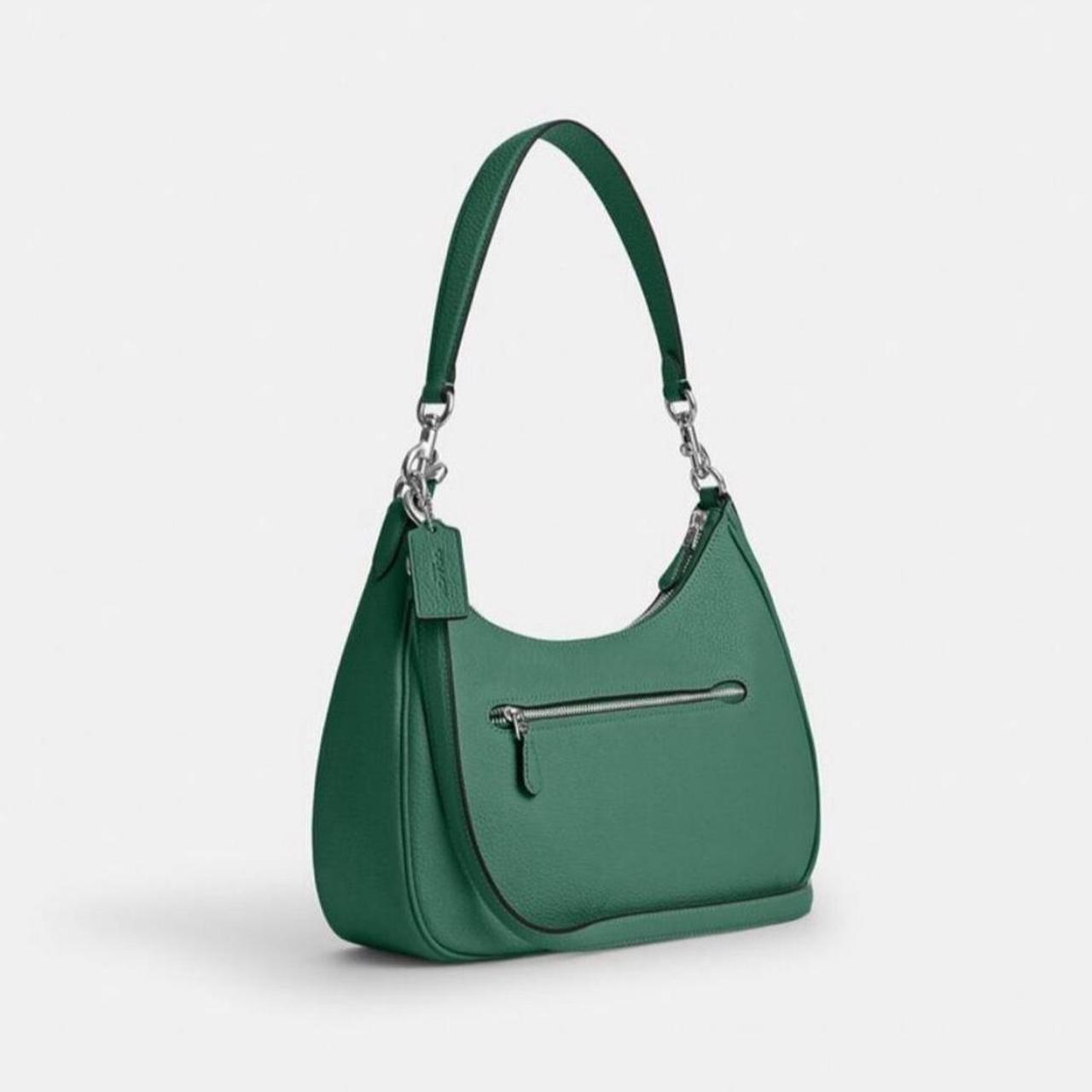 NWT coach Teri Hobo Shoulder Bag Cj517 /bright Green... - Depop