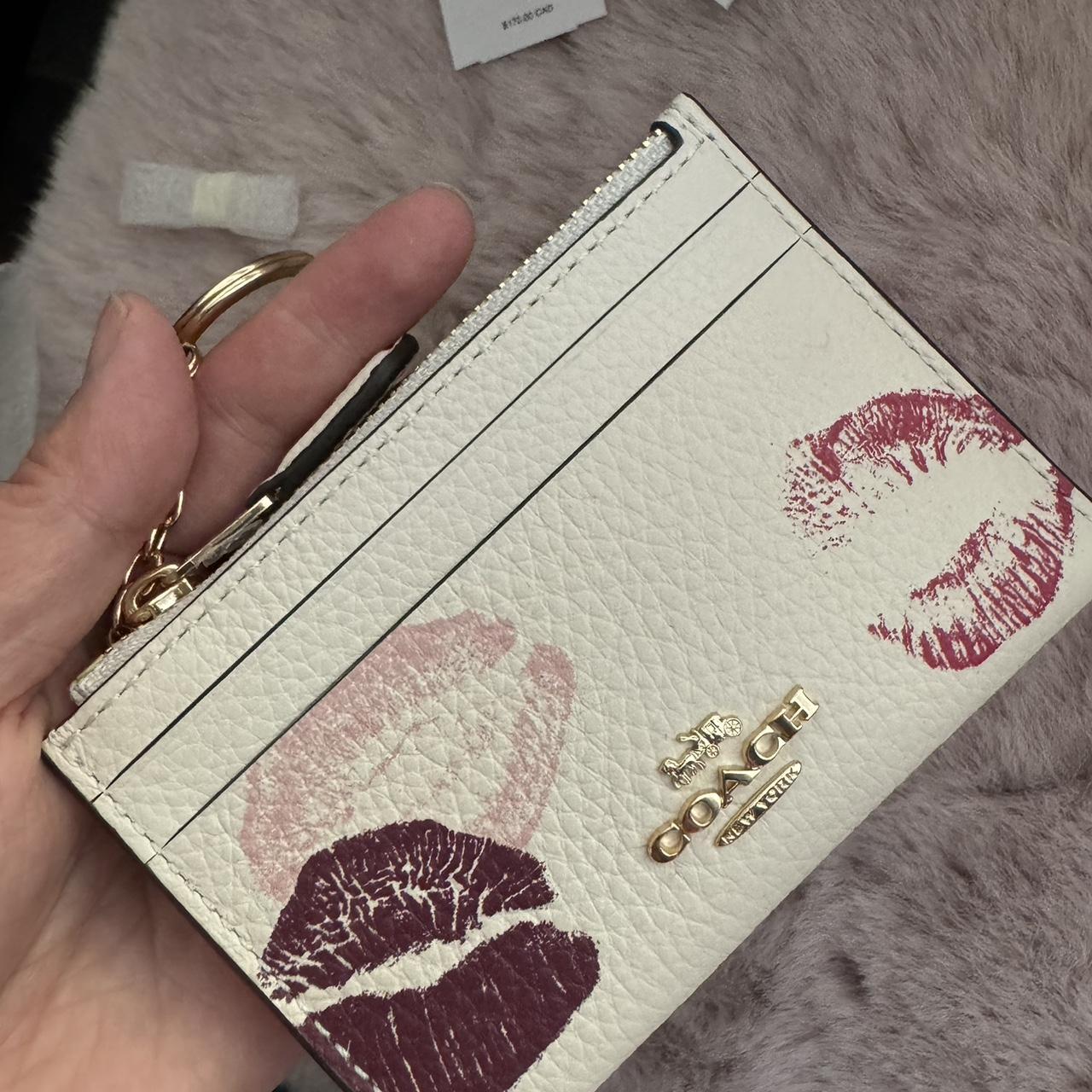 Coach Mini Id Skinny Case With Lips Print Brand new... | Depop