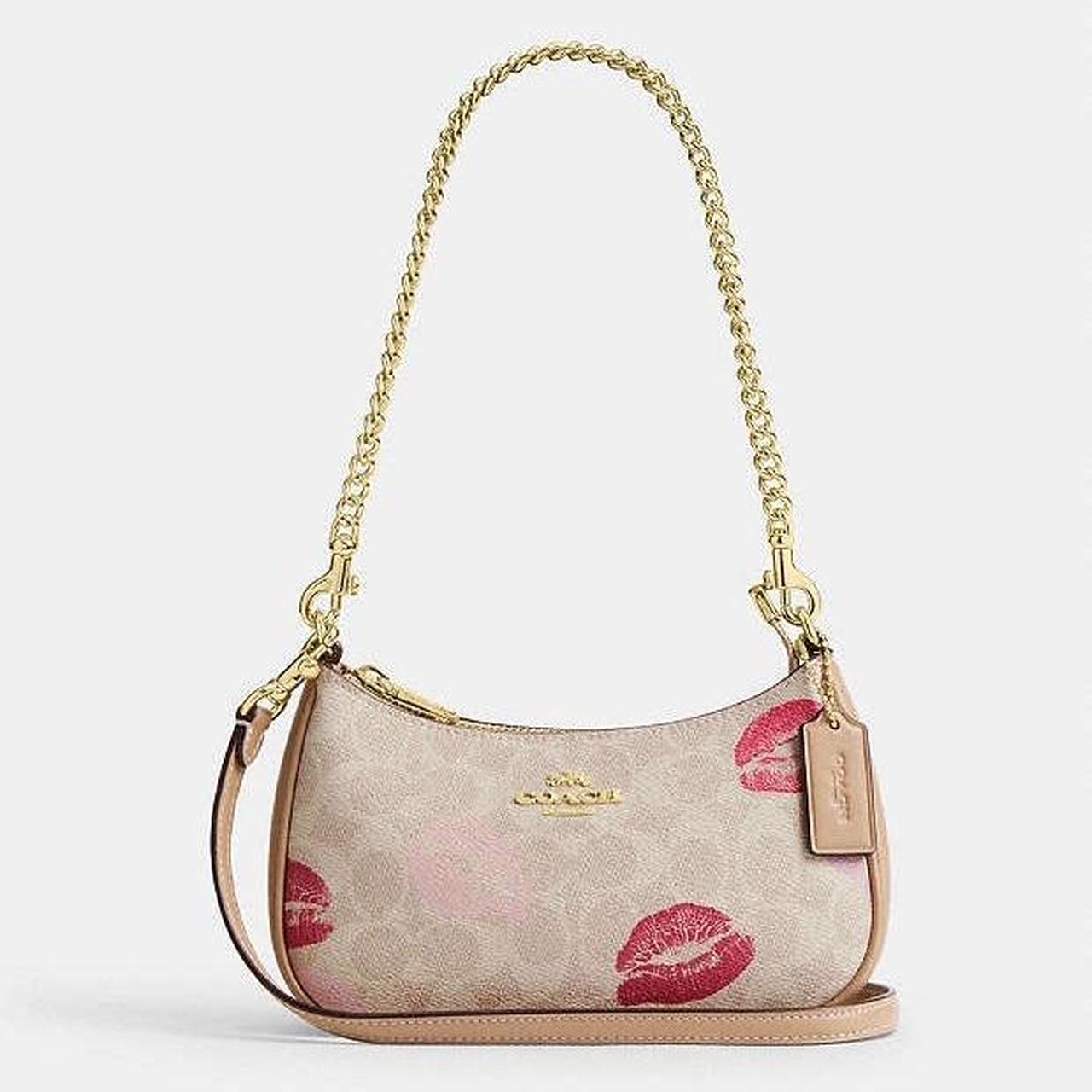 Coach Teri Mini Crossbody Bag In Signature Canvas... | Depop