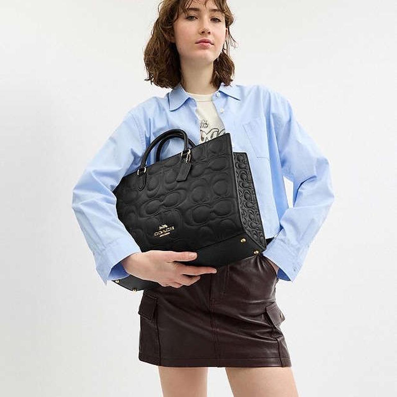 Coach Maggie Tote Bag In Signature Leather cy672... | Depop