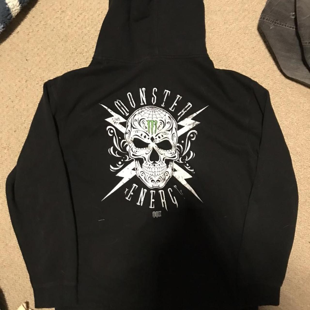 Super fire affliction style monster zip up Size... - Depop