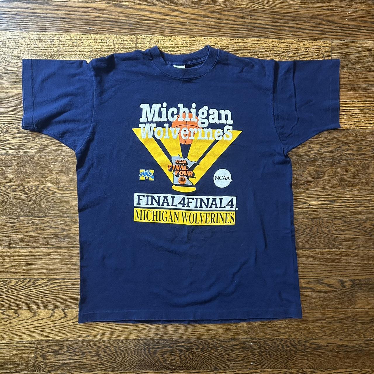 1992 Michigan Wolverines “Final Four” Clean... - Depop