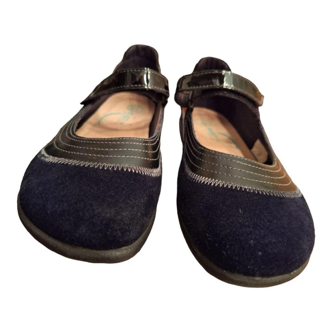 NAOT Kirei Mary Jane Shoes Mixed Leather Black... - Depop