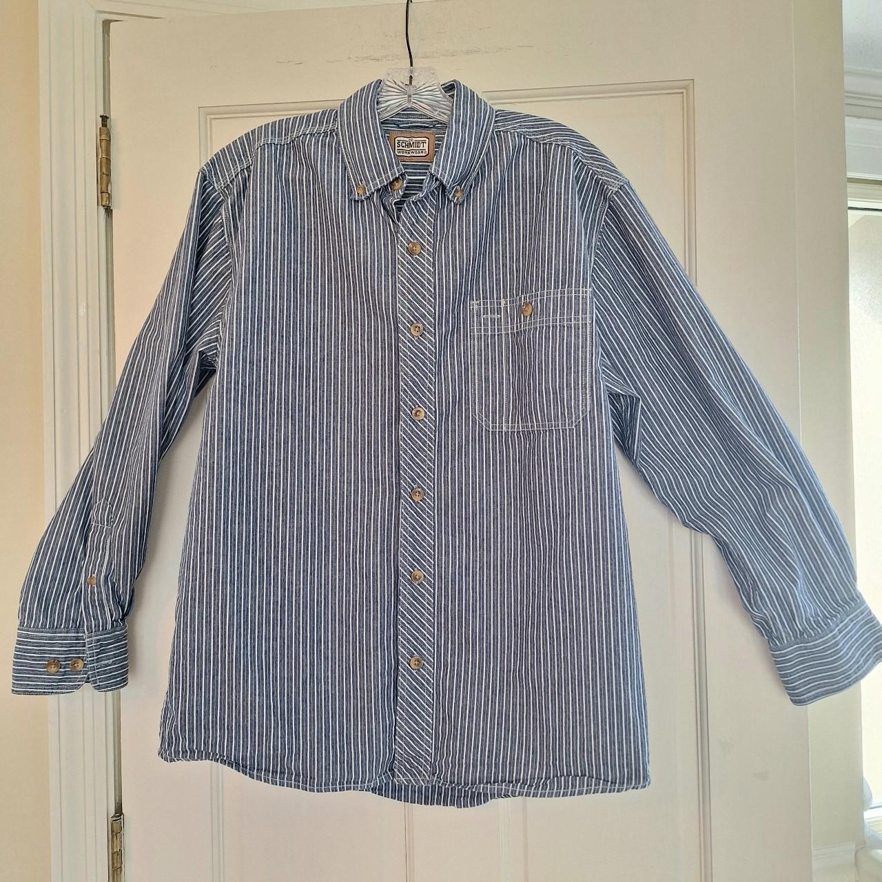 CE Schmidt Workwear Button Down Shirt weighty cotton... | Depop