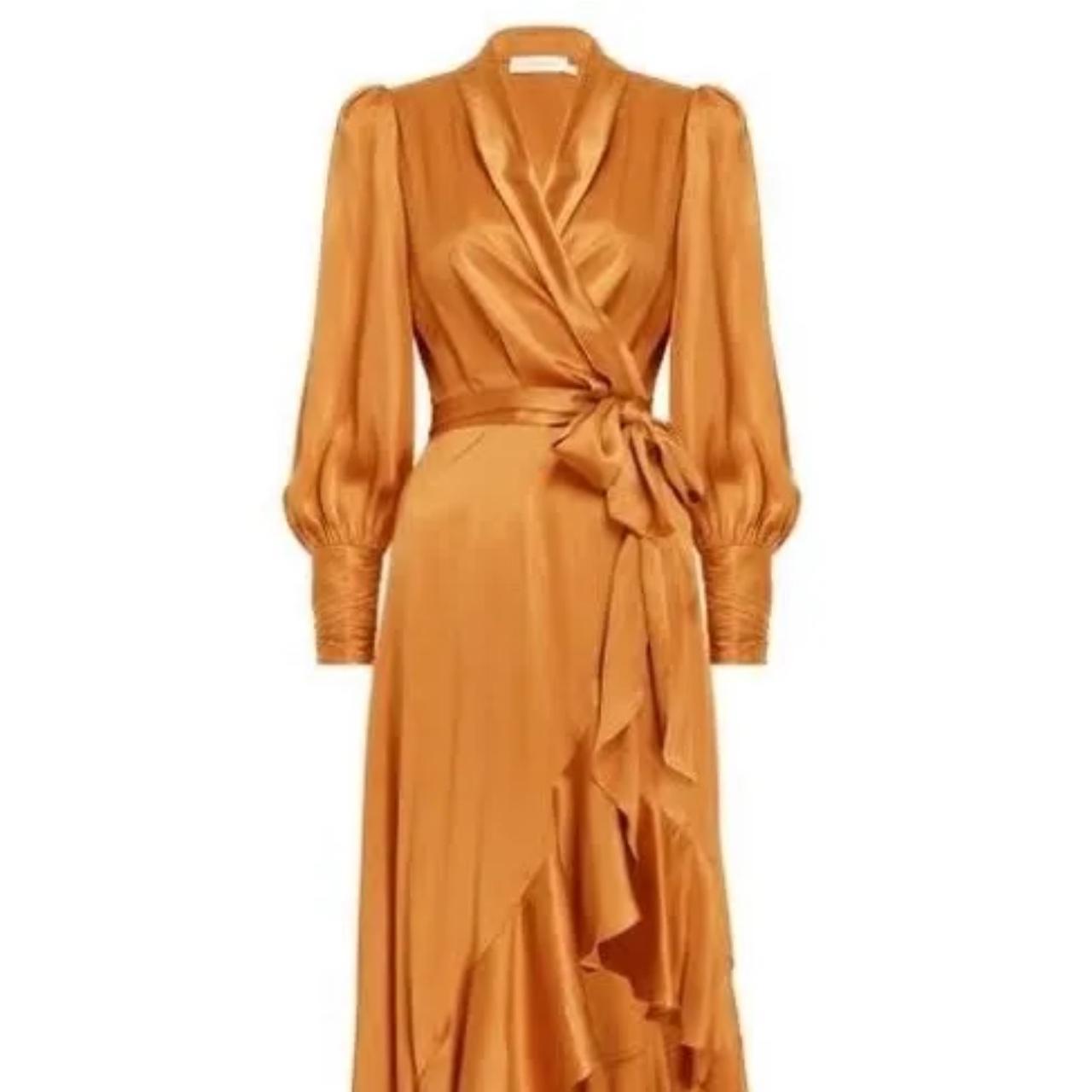 Zimmerman - Silk Wrap Midi Dress, RRP $650 a good... - Depop