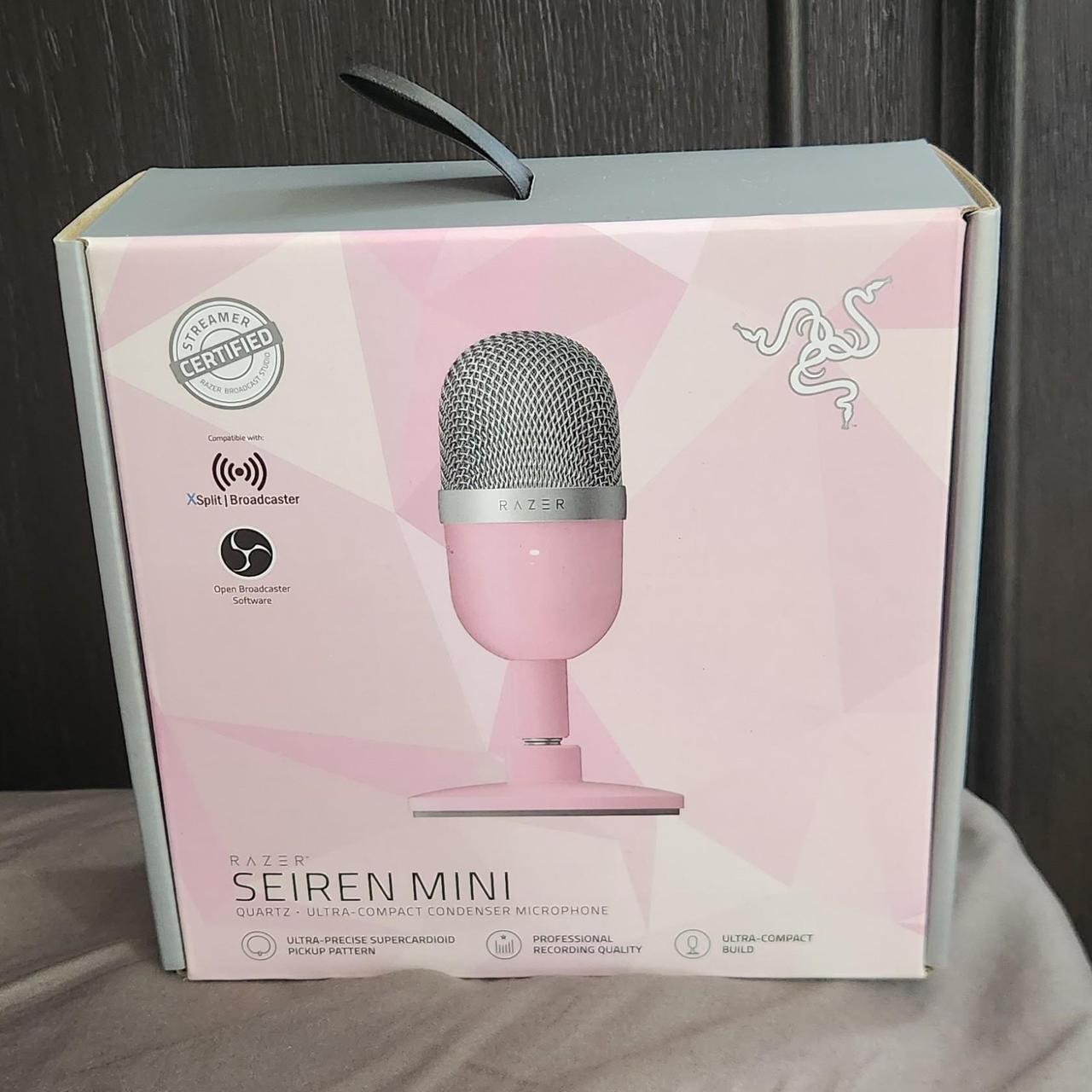 Mini pink microphone. I bought this because I was... - Depop