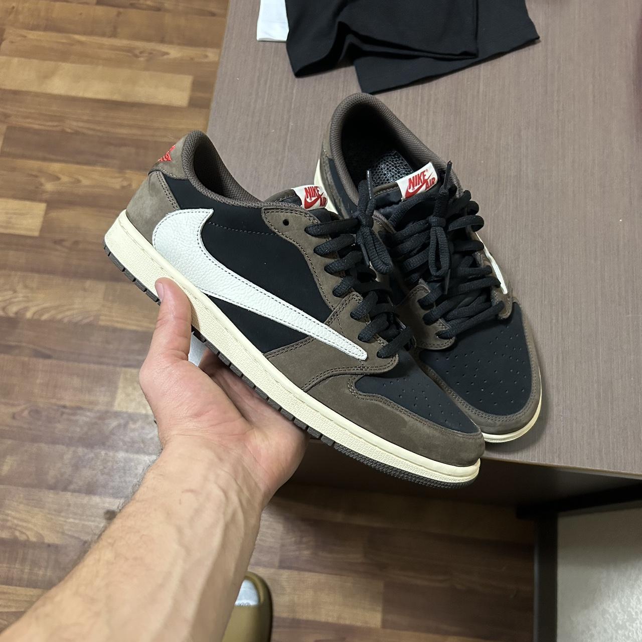 Jordan Travis Scott Mocha 1 low size 13 - Depop