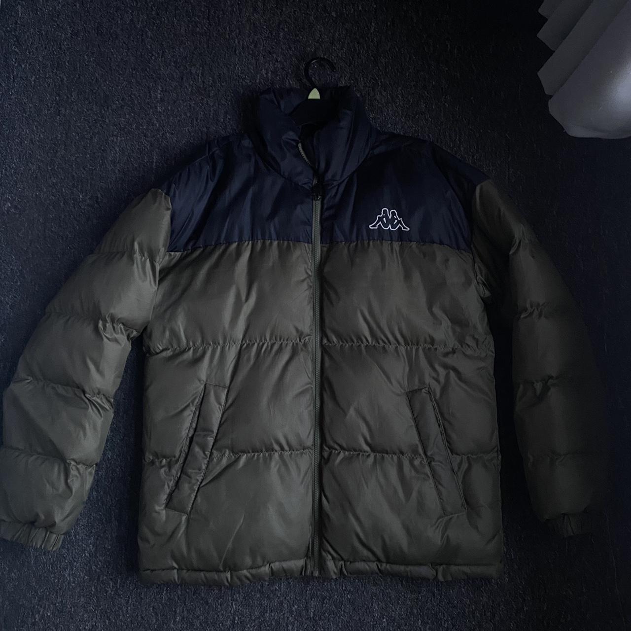 KAPPA Puffer Jacket Men’s/Unisex Size Medium Olive... - Depop