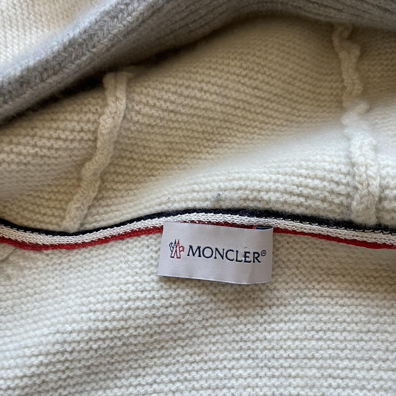 moncler knitted hoodie size - s only ever tried on... - Depop