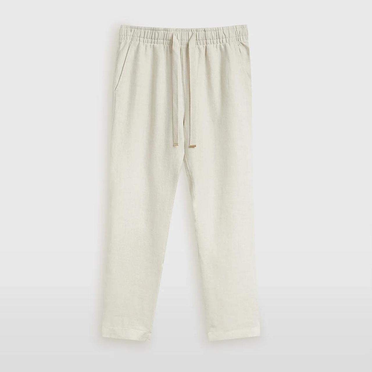 sand venroy pants worn twice and no signs of... - Depop