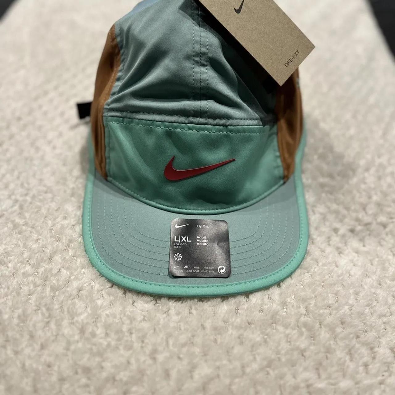 Nike 5 panel dry fit cap size X.L so fits larger... - Depop