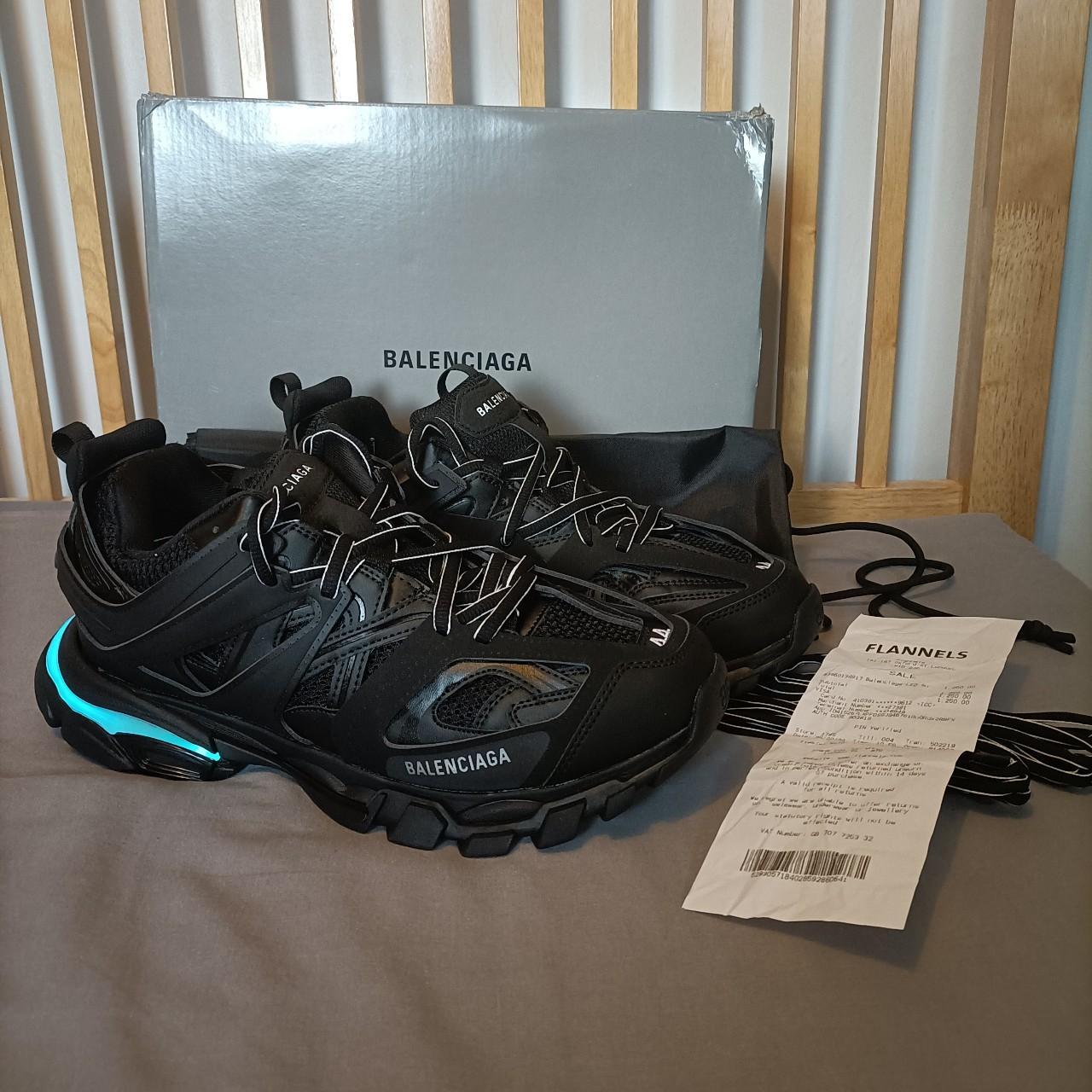 Balenciaga Track Runner LED Black Size UK 10 Comes... | Depop