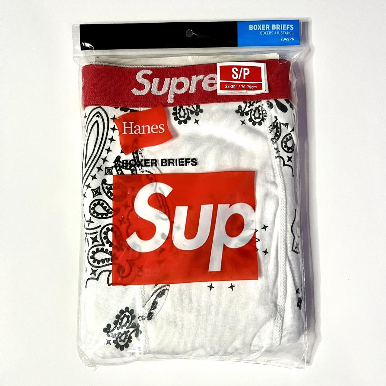 Supreme x Hanes briefs Size small - Depop