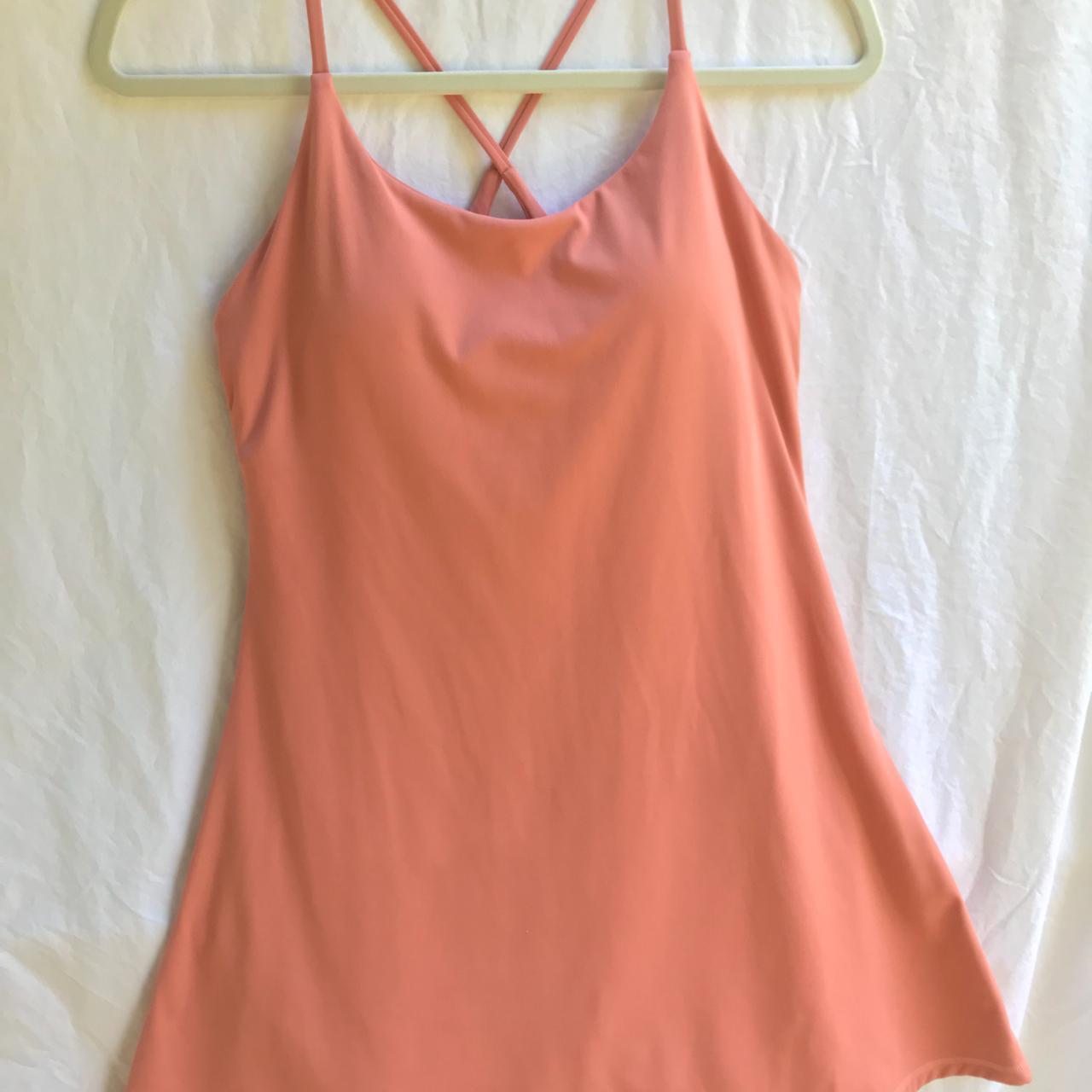 Halara activity dress, warm pink. Bodysuit... - Depop