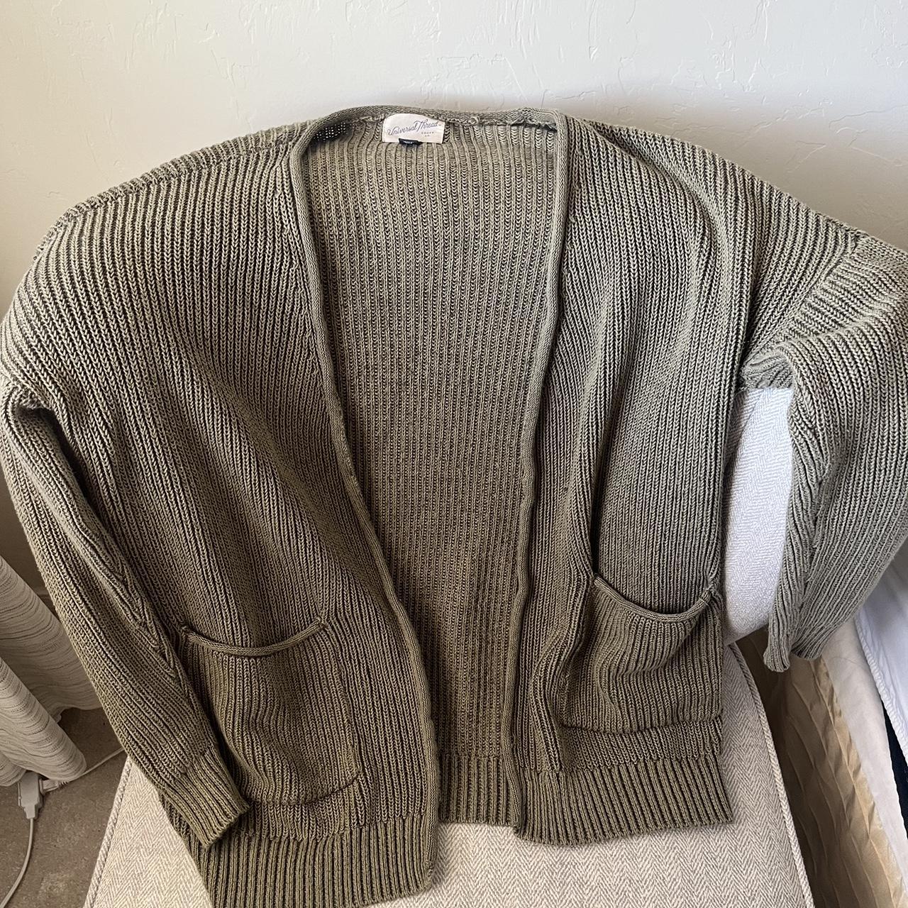 Universal Thread Cardigan Size XS - Oversized Fit Green - Depop
