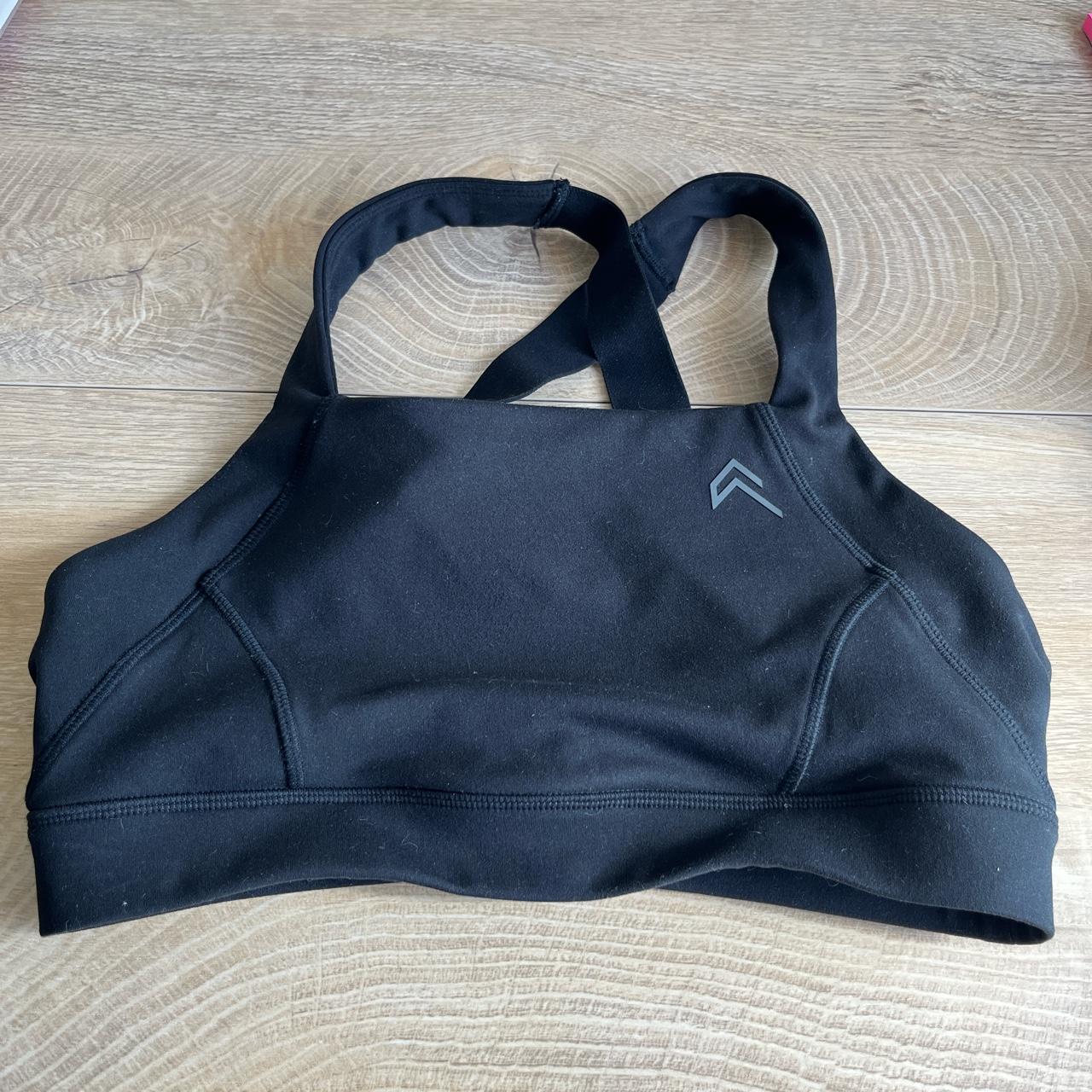 Oner Active Timeless Square Neck Bralette Black Size... - Depop