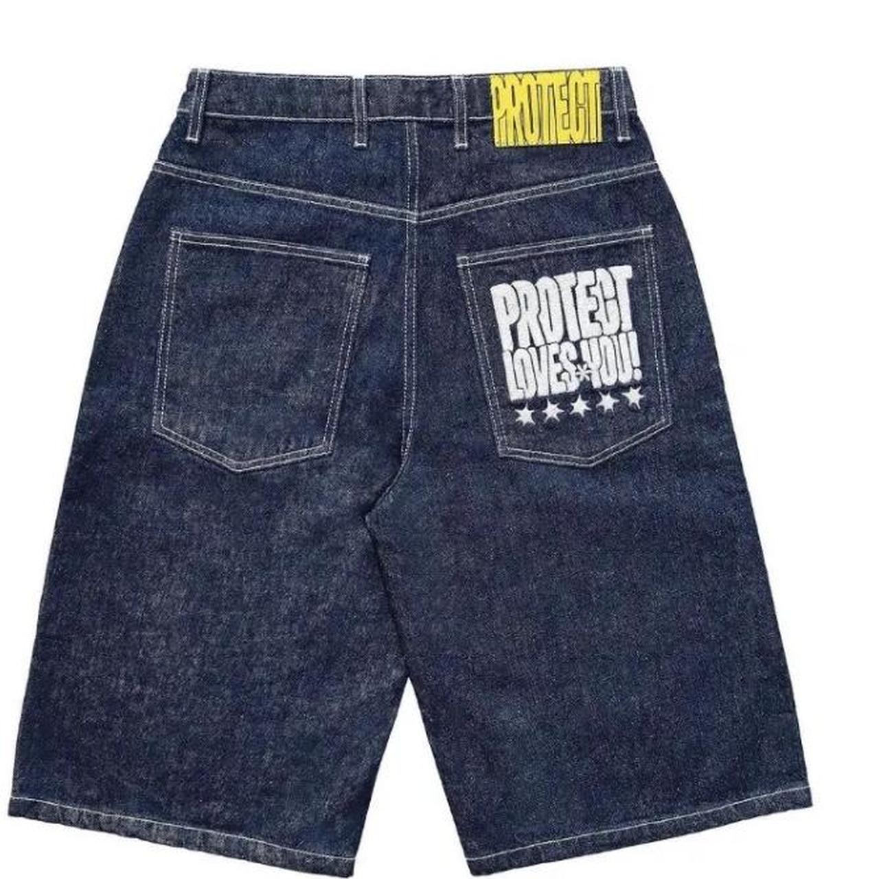 Protect ldn jorts Medium Used and a bit worn so... - Depop