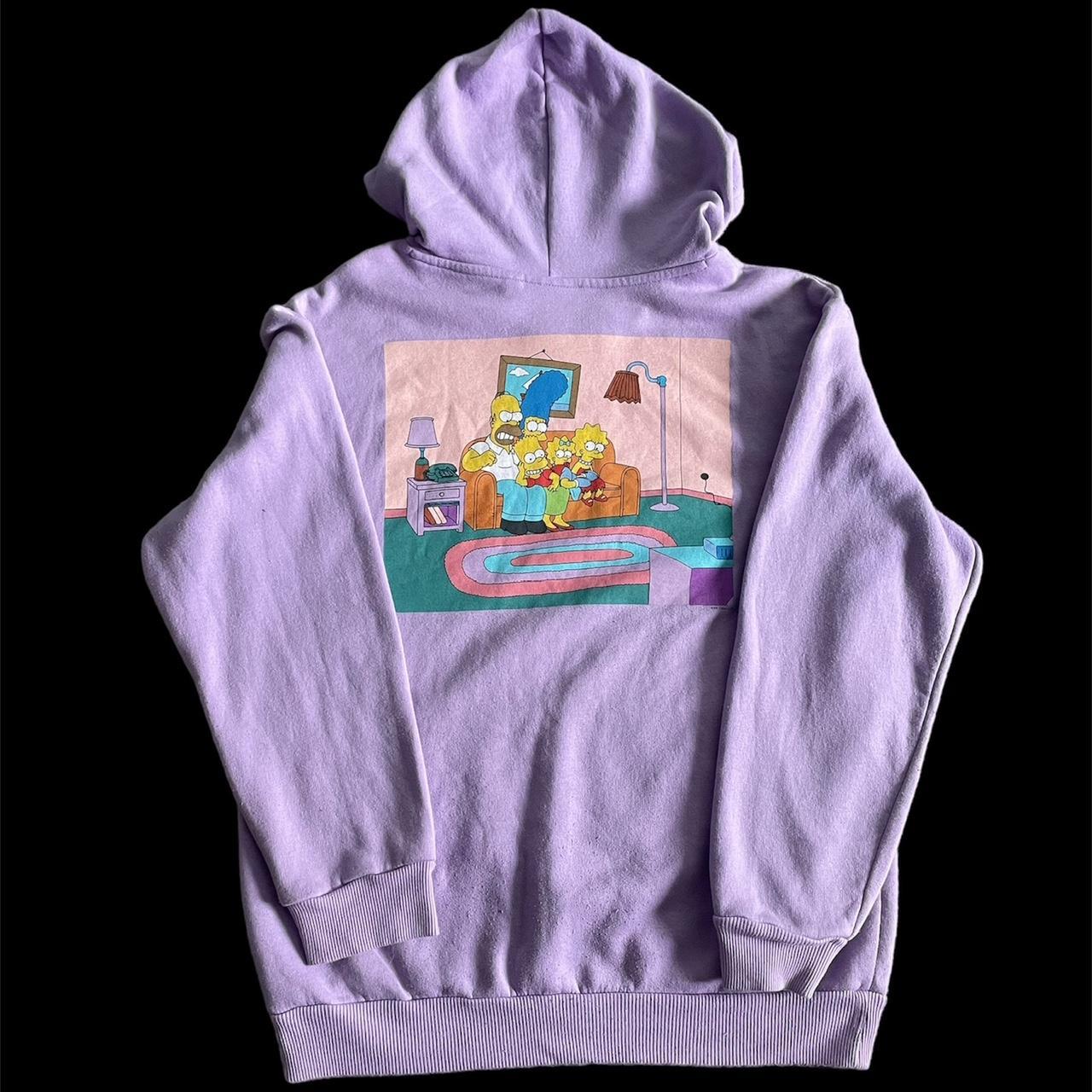 Purple Simpsons hoodie - Depop