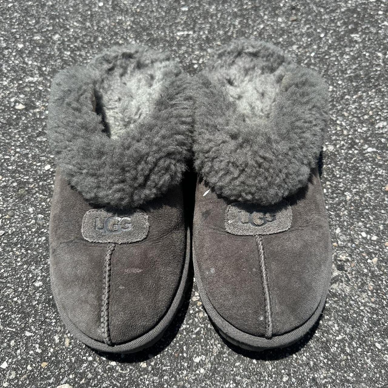 womens ugg slip on slippers - Depop