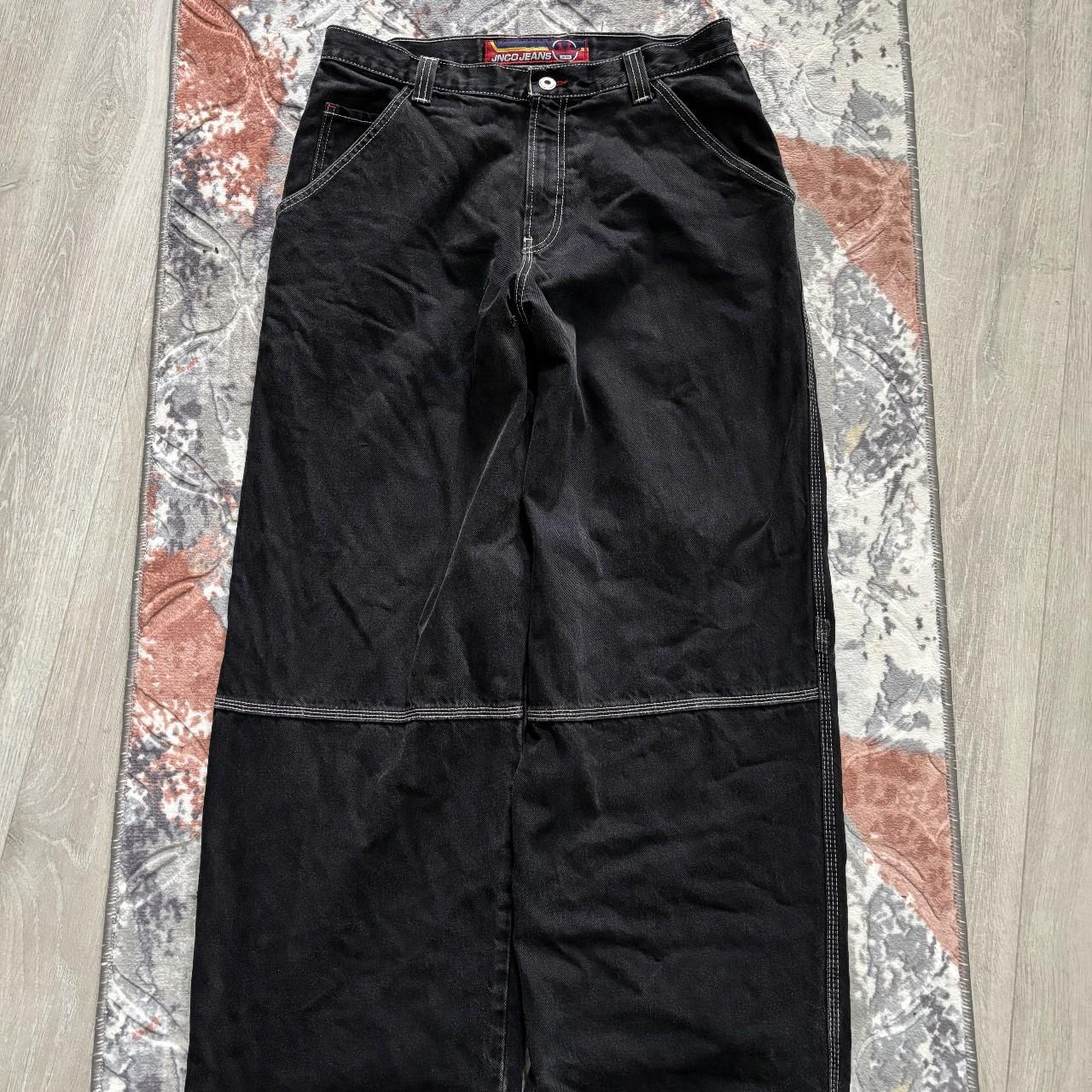 Jnco jeans low pockets Waist:34 (measures... - Depop