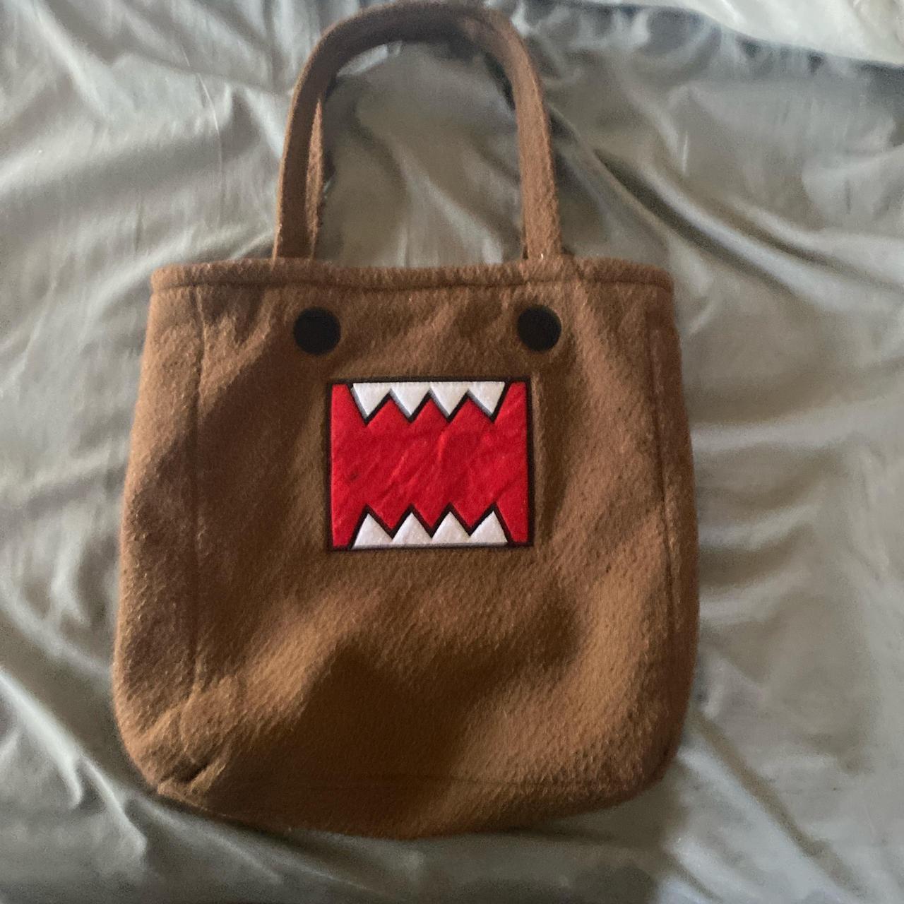 2000s Domo brown and red tote bag Open to... | Depop