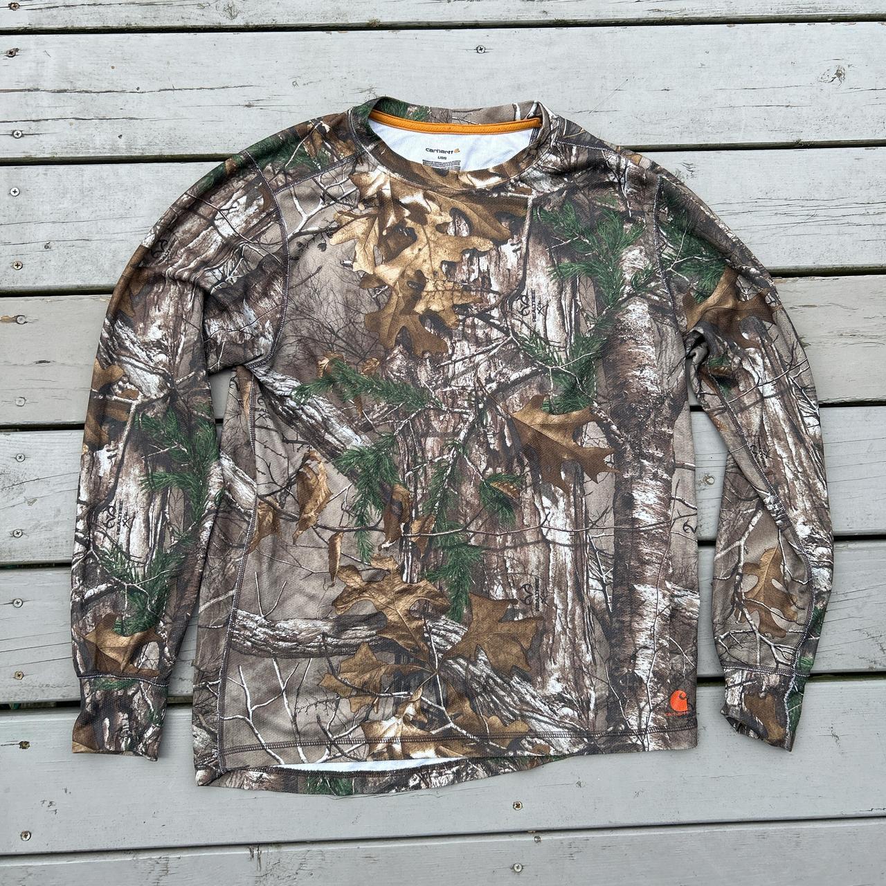 Very nice Carhartt Realtree camo long sleeve Size... - Depop