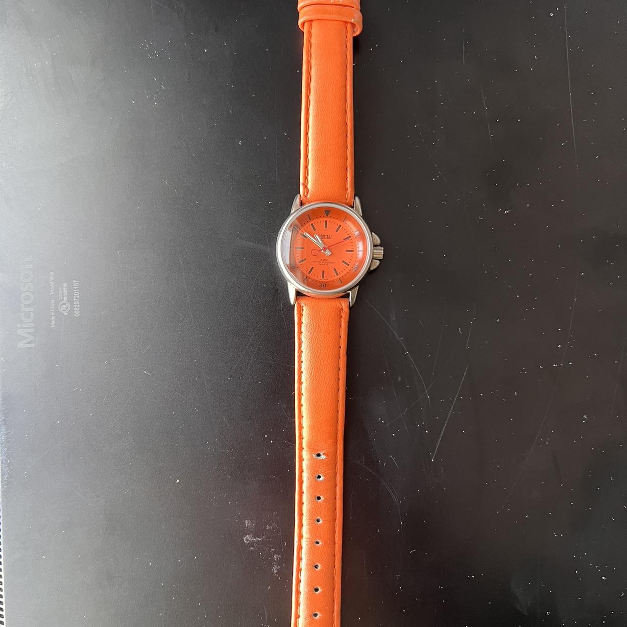 Beautiful orange Amstar watch. Perfect for this... - Depop