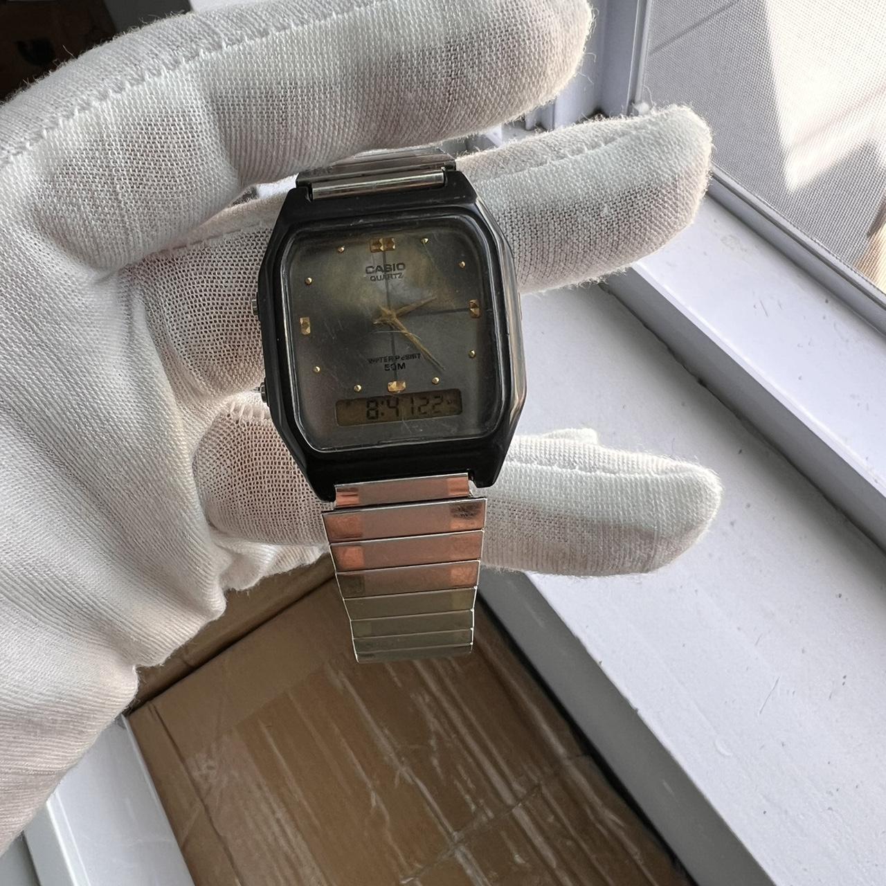 Analog-digital Casio watch - Depop
