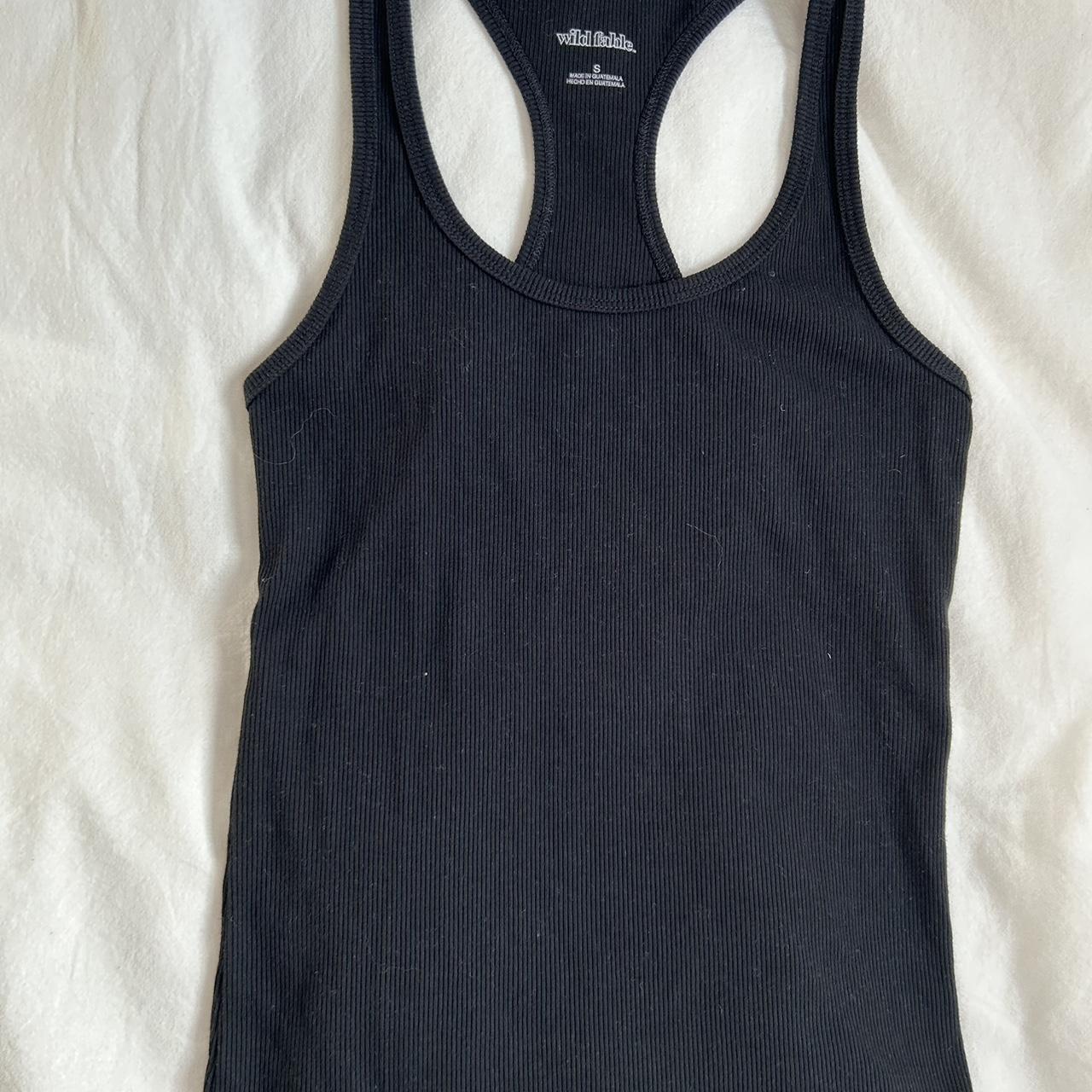 Black target racer back tank top! Super flattering... - Depop