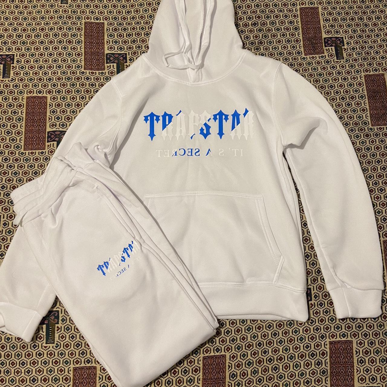 Trapstar Tracksuit white Brand New No marks size... - Depop