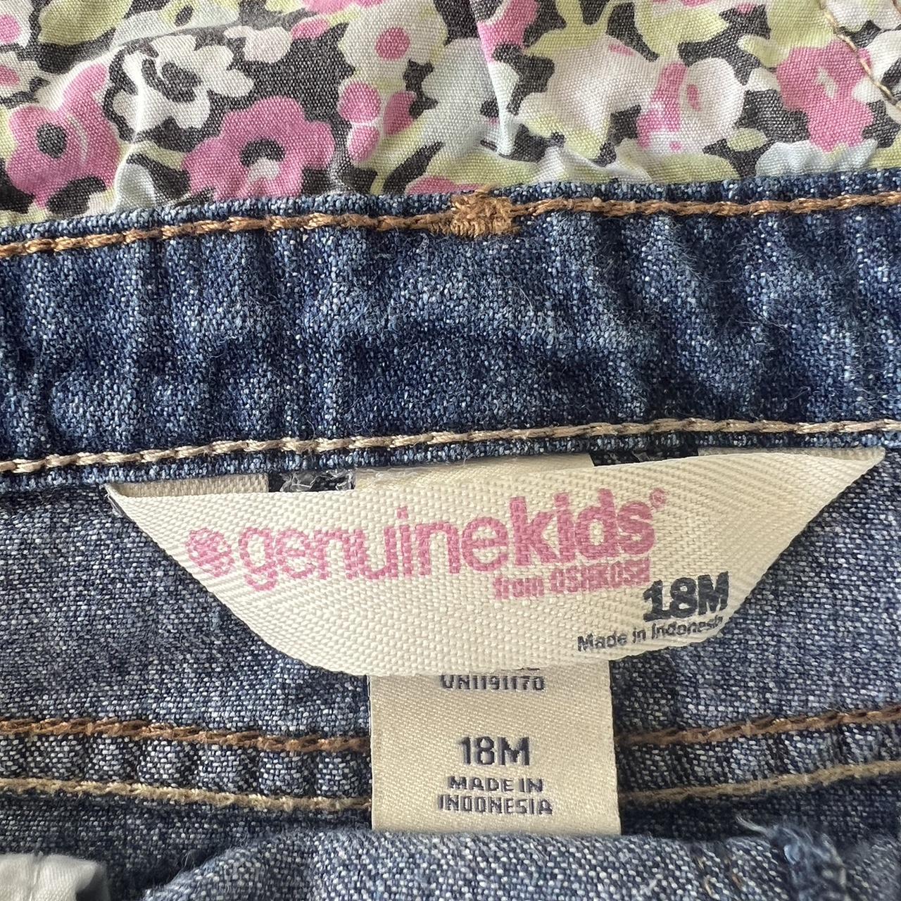 Genuine Kids from Oshkosh denim overall dress- 18M... - Depop