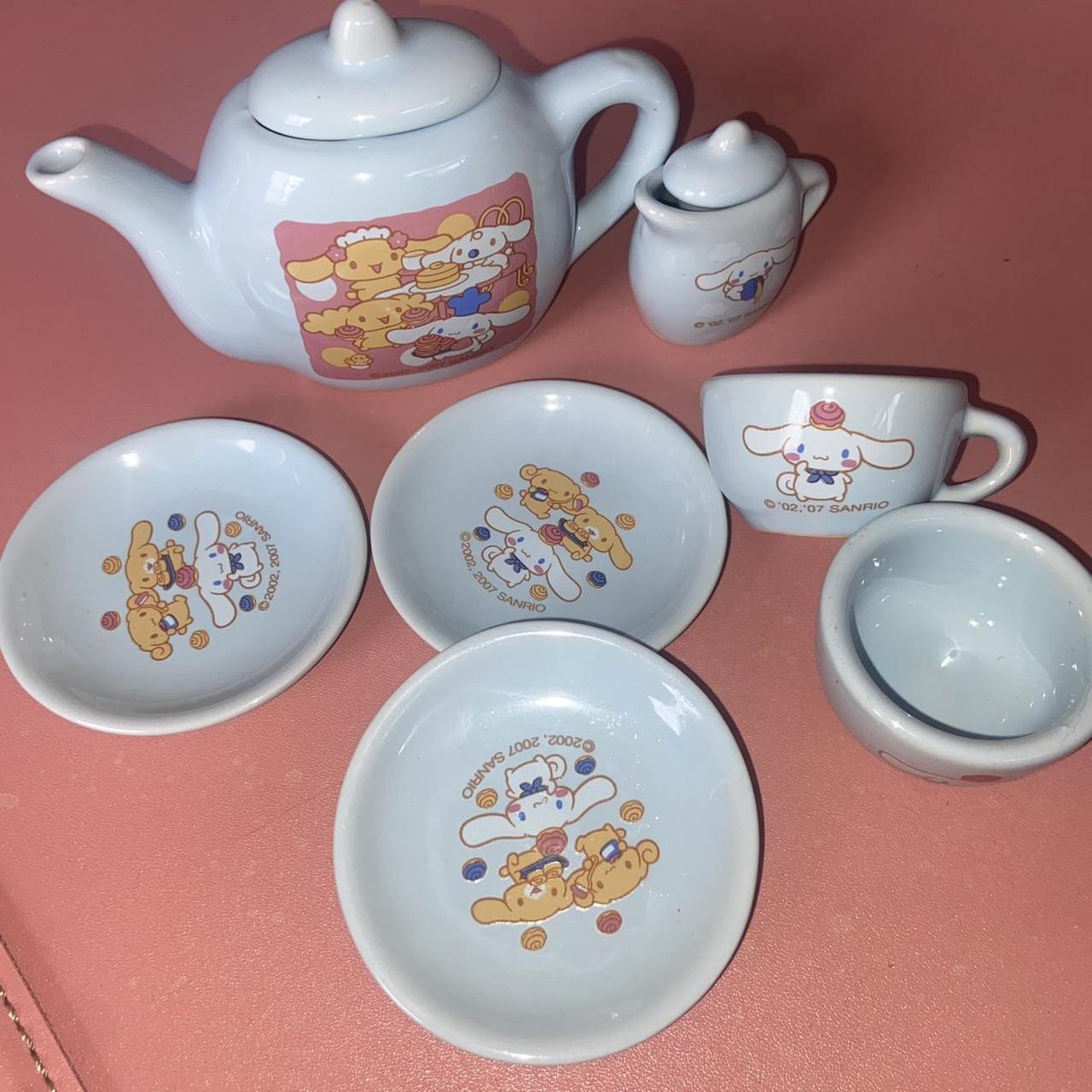 Sanrio Blue and White Dinnerware | Depop