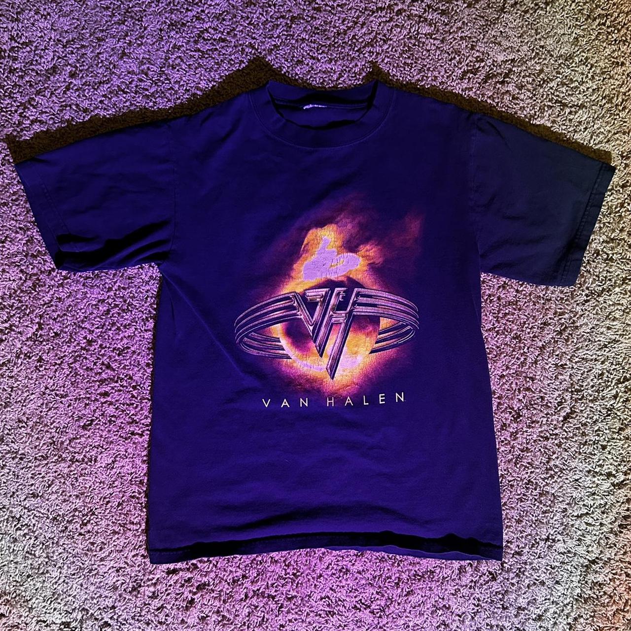 This Van Halen shirt has no fade and the fabric is... - Depop
