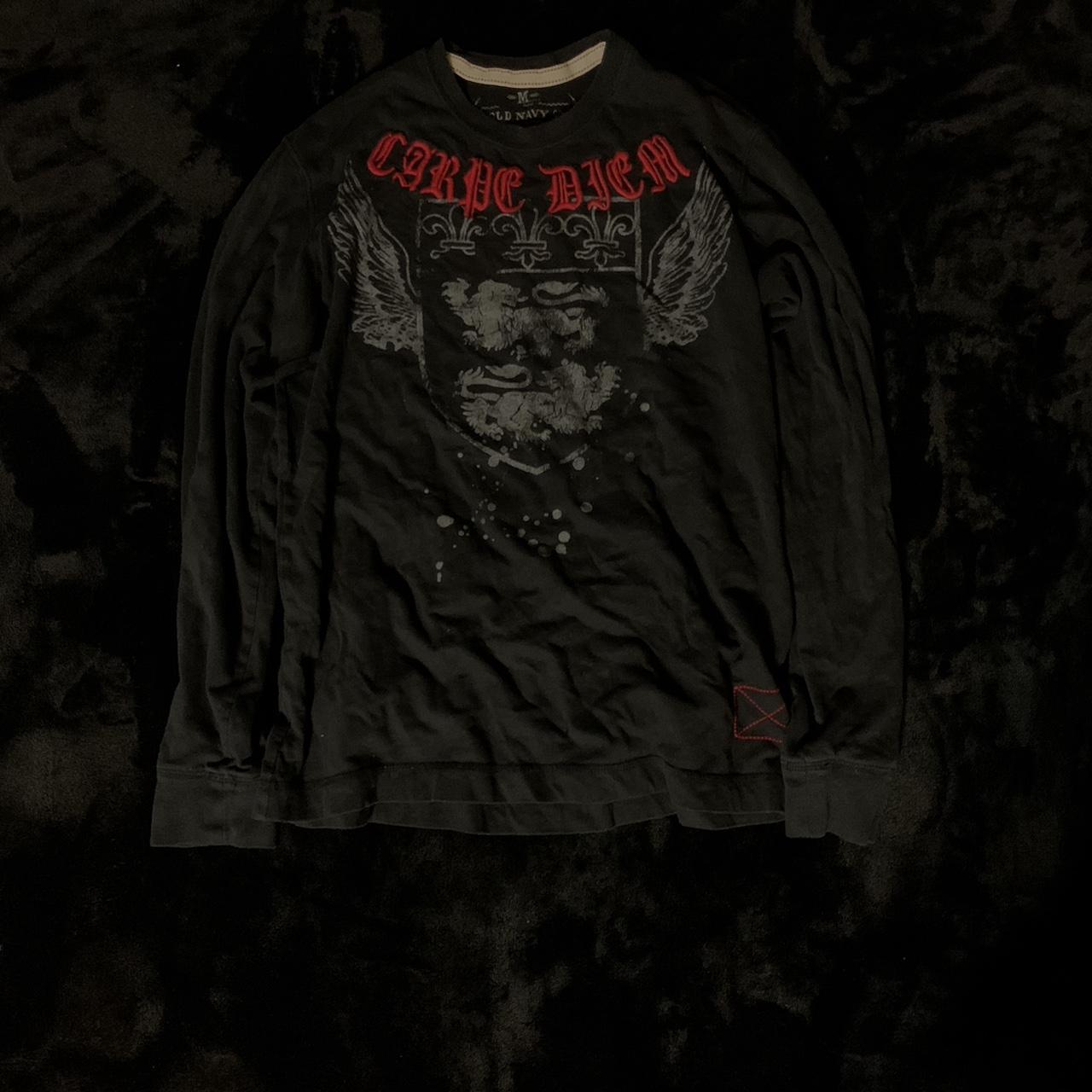 Crazy rare vintage affliction type vtg old navy... | Depop