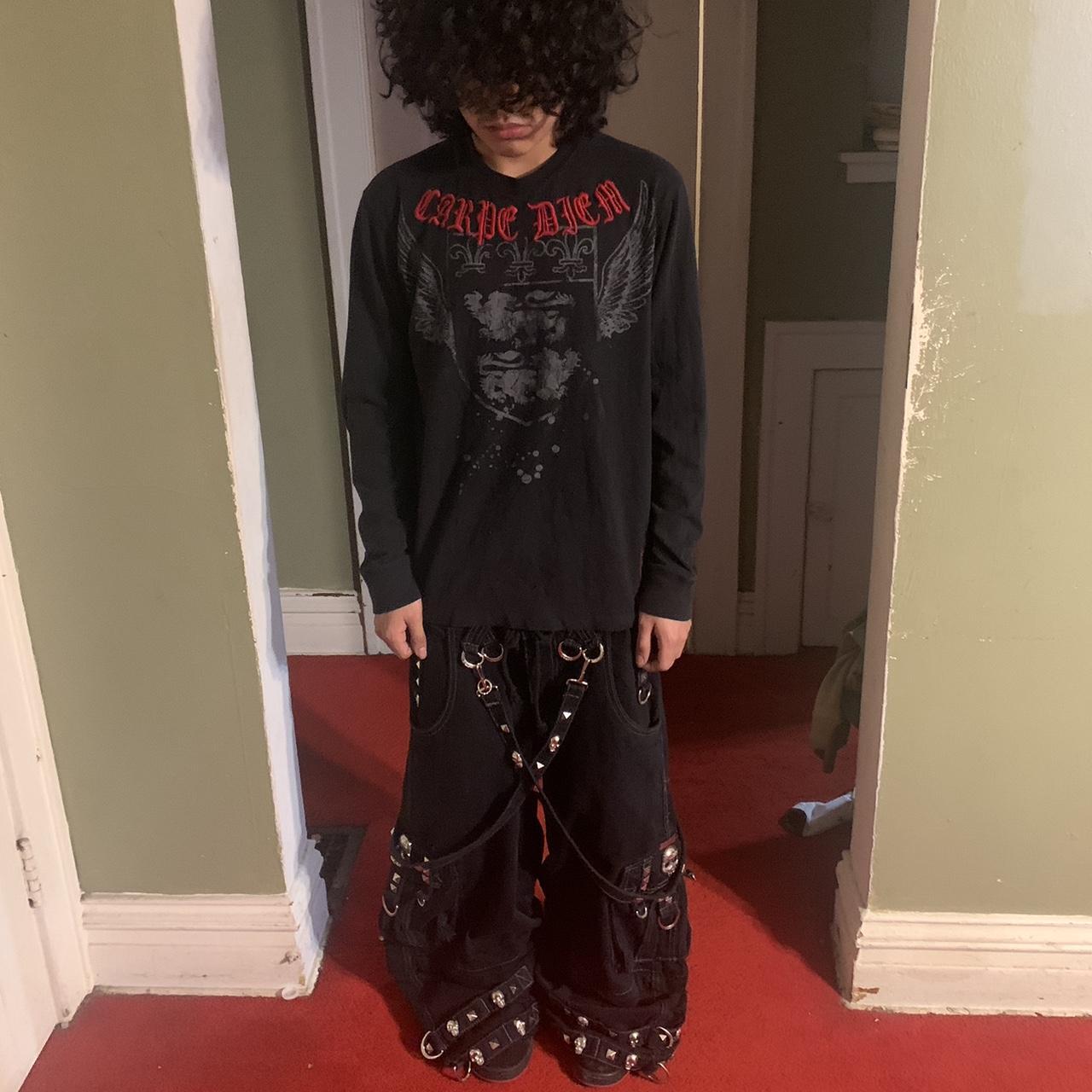 Crazy rare vintage affliction type vtg old navy... - Depop