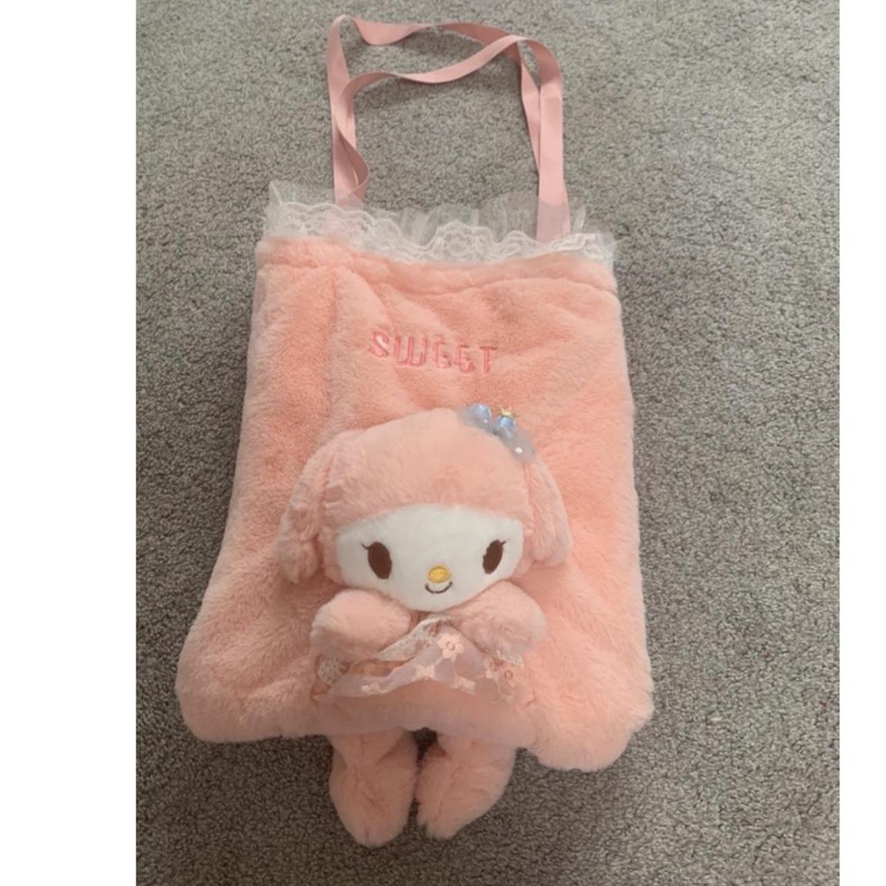 Sanrio hello kitty My melody bag tote bag plush bag... - Depop