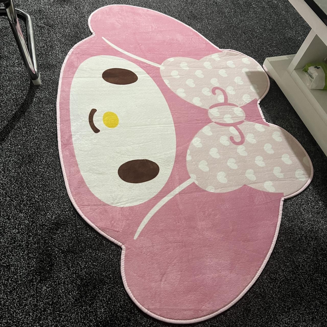 U Sanrio Cartoon My Melody Carpet Kawaii Home Soft... - Depop
