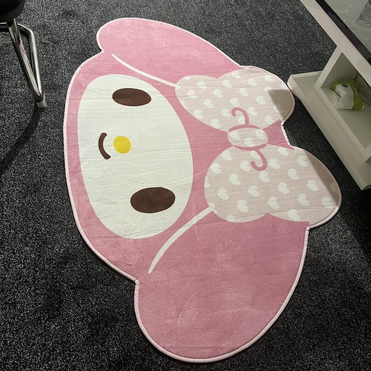 U Sanrio Cartoon My Melody Carpet Kawaii Home Soft... - Depop