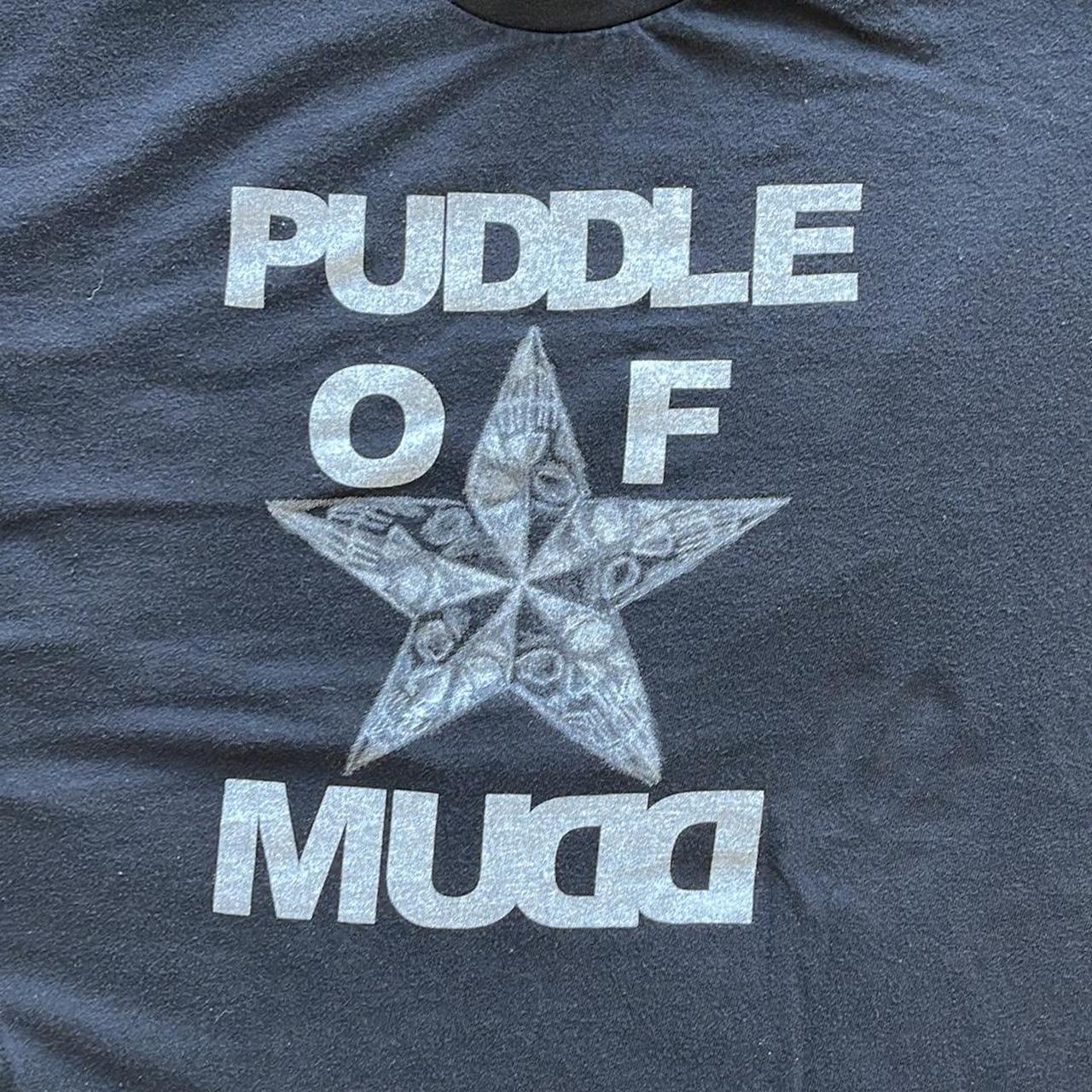 Vintage y2k Puddle of Mudd band tee with back hit /... - Depop