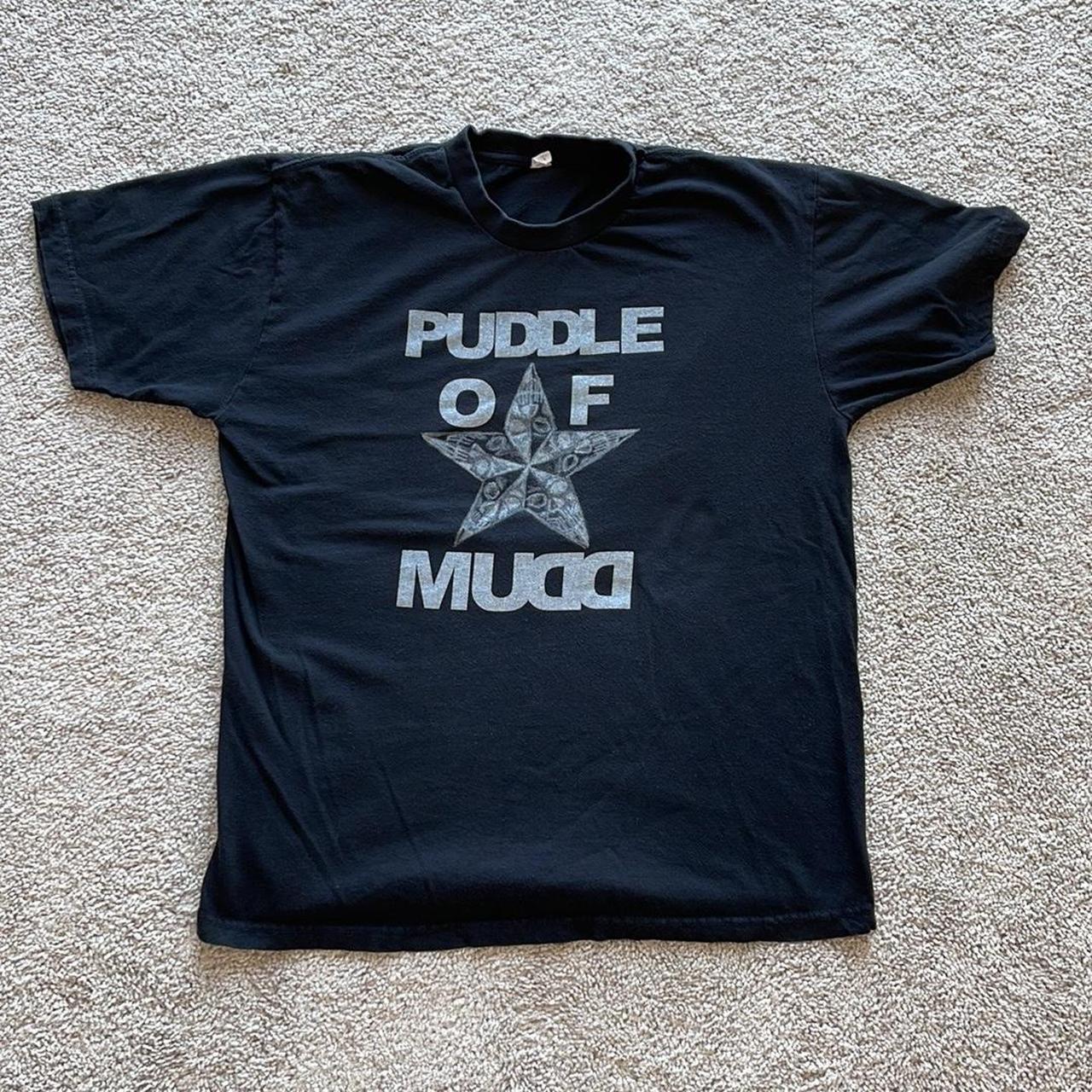 Vintage y2k Puddle of Mudd band tee with back hit /... - Depop