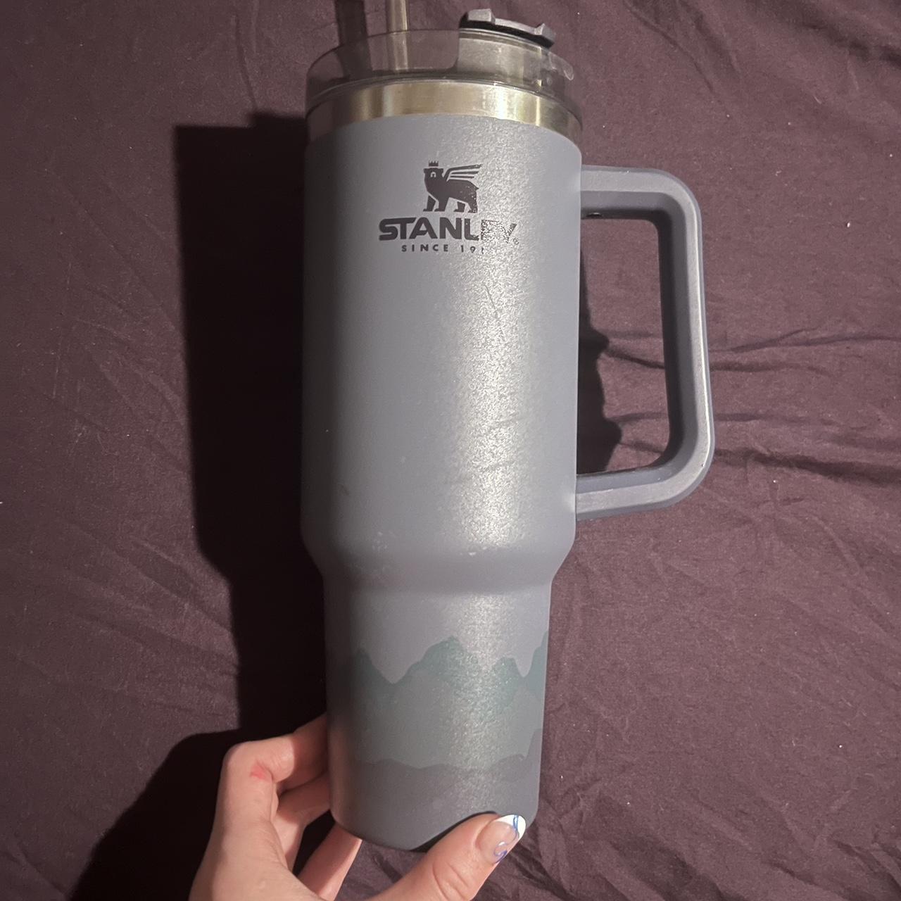 Blue and green mountain Stanley tumbler -40 oz -In... - Depop
