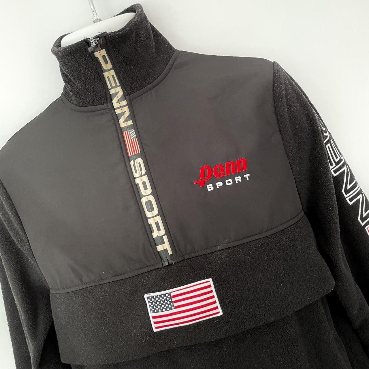 PENN SPORT 1/2 ZIP FLEECE • SIZE MEDIUM - LENGTH... - Depop